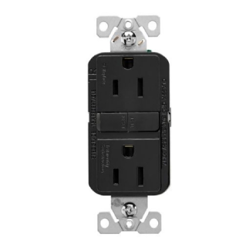 Eaton Wiring 15A TR Slim GFCI Receptacle Outlet, Retail Box, #14-10 AWG ...