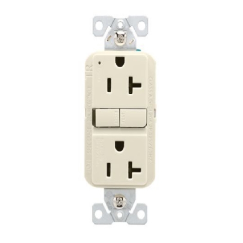 Eaton Wiring 20A TR Slim GFCI Receptacle Outlet, Retail Box, #14-10 AWG ...
