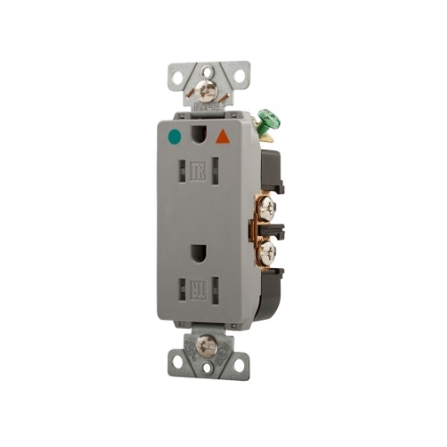 Eaton Wiring 15 Amp Duplex Receptacle w/ Isolated Ground, Terminal ...