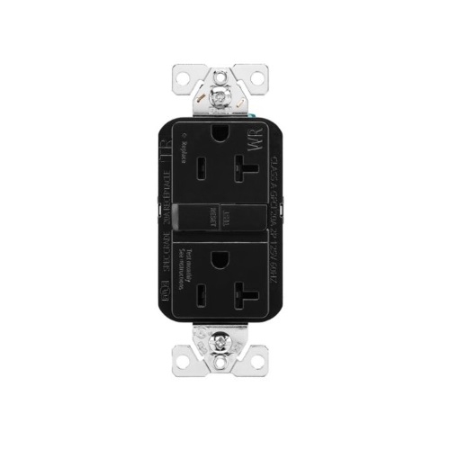 Eaton Wiring 20A TR & WR Slim Self-Test GFCI Receptacle Outlet, B&S ...