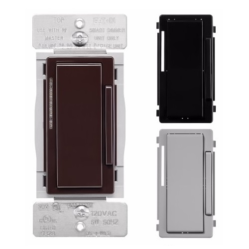 Eaton Wiring Wi-Fi Smart Dimmer Color Change Kit, 3-Way, 120V, Black ...