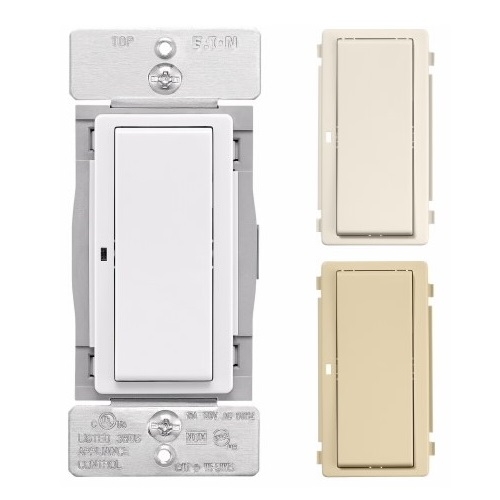 Eaton Wiring 15 Amp Wi-Fi Smart Decorator Switch, Single, 3-Way, 120V ...