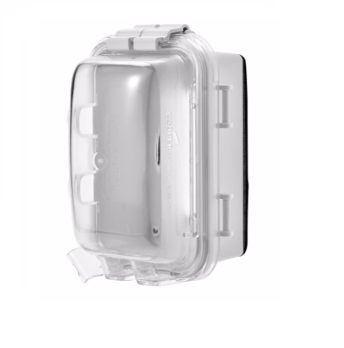 Eaton Wiring 1-Gang Weather Protective Cover, Self-Closing, White ...