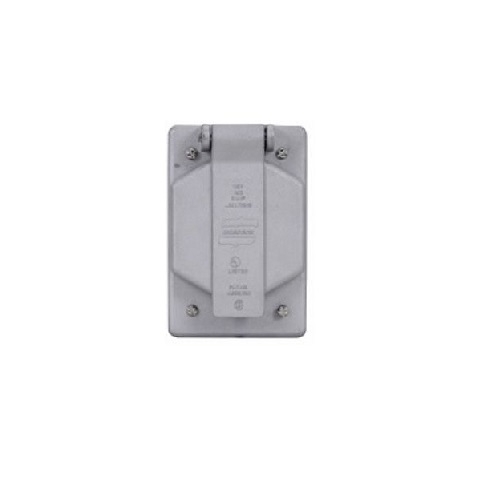 Eaton Wiring Single Receptacle Outlet Box Cover, Weatherproof (Eaton ...