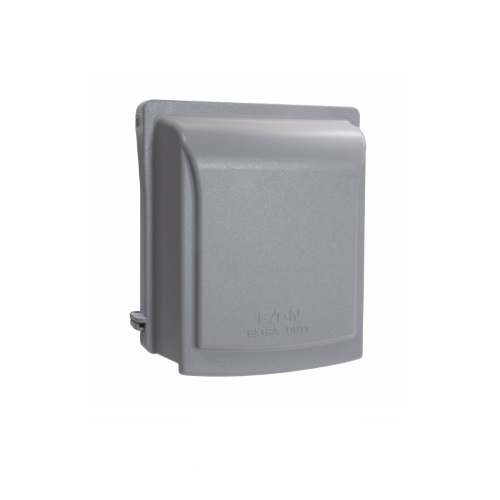 Eaton Wiring 2-Gang In Use Cover, Standard, Polycarbonate, White (Eaton ...