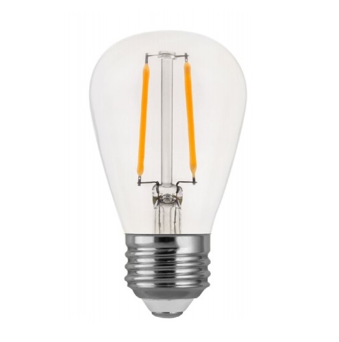 Euri Lighting 2W LED S14 Filament Bulb, E26, 180 lm, 120V, 2700K (Euri ...