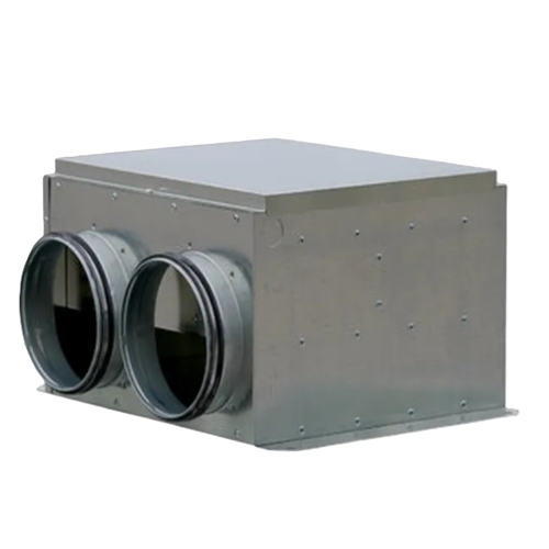 Fantech 92W Multi-Port Ventilation Inline Duct Fan, 2 Ports, 120V, 244 ...