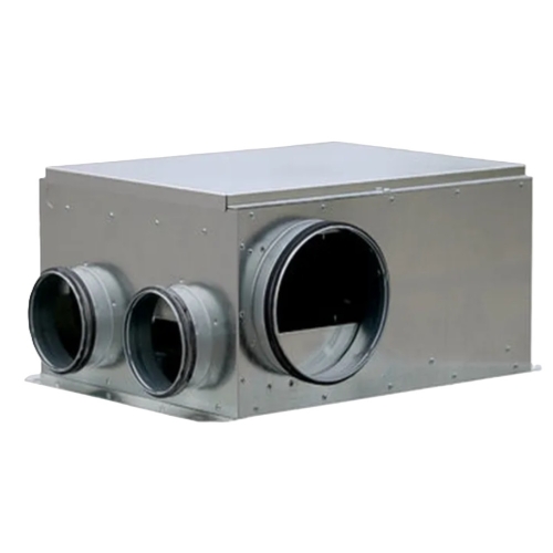 Fantech 123W Multi-Port Ventilation Inline Duct Fan, 4 Ports, 120V, 316 ...