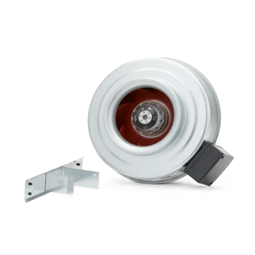 Fantech 8-in 147W ACXL Metal Inline Centrifugal Fan, 120V, 477 CFM ...