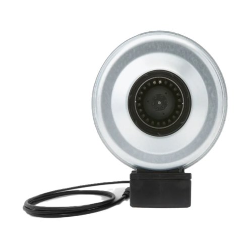 Fantech 4-in 25W ACS Metal Inline Centrifugal Fan w/ Cord, 123 CFM ...