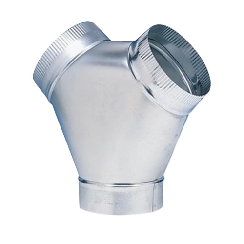 Fantech 6x6x6-in Metal Y-Connector for Circular Ducts (Fantech FY 6 ...