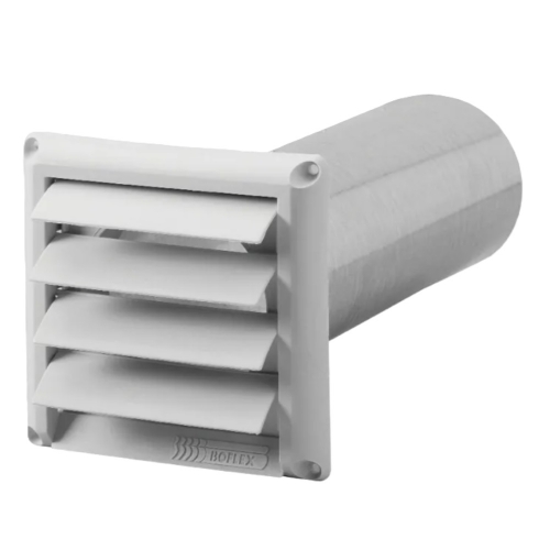 Fantech 4-in Plastic Louver for Exterior Wall Mount Dryer Exhaust Fan ...