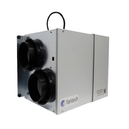 Fantech 88W Horizontal Air Exchanger w/o Heat Recovery, 82 CFM, 60 Hz ...