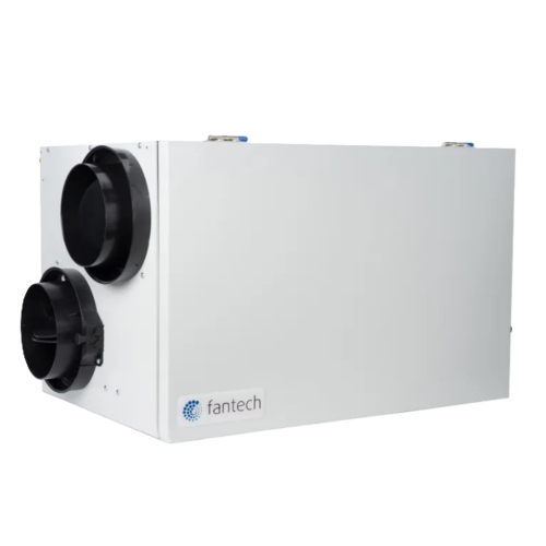 Fantech 156W HRV Side Duct Connection Fresh Air Vent, 159 CFM, 60 Hz ...
