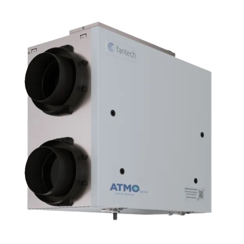 Fantech 168W HRV Side Duct Connection Fresh Air Vent, 161 CFM, 1 Ph ...