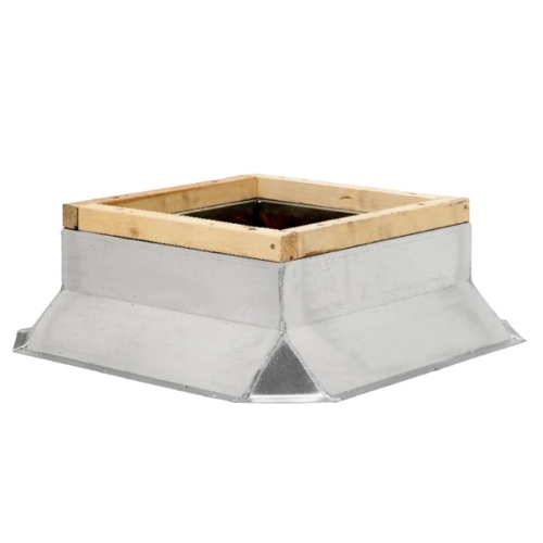 Fantech Galvanized Steel Fixed Non-Vented Curb for 19-in Commercial ...