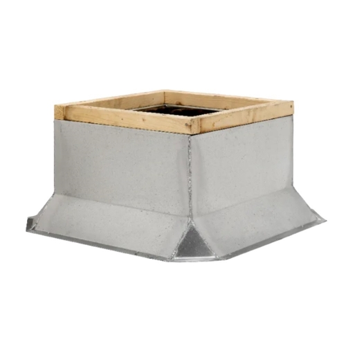 Fantech Galvanized Steel Fixed Non-Vented Curb for 28FT Commercial Roof ...