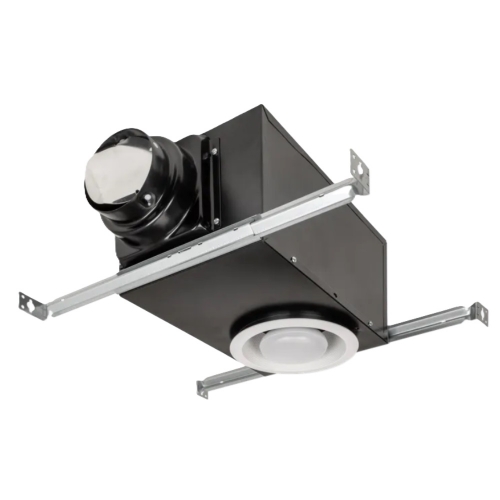 Fantech 20W Recessed Single Speed Bathroom Fan w/ Bulb, 120V, 80 CFM ...