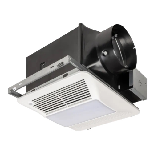 Fantech 11W Single Speed DC Bathroom Fan w/ Bulb & Humidity Sensor ...
