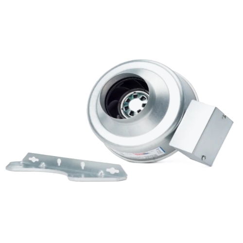 Fantech 4-in 36W ECM Metal Inline Centrifugal Fan, 120V, 174 CFM, 4087 ...