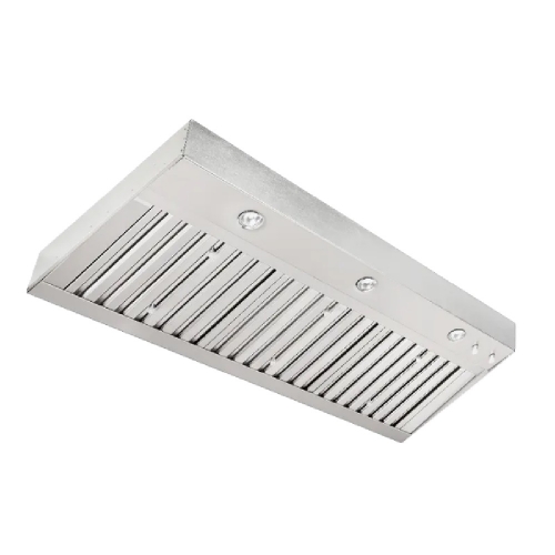 Fantech 48-in Stainless Fascia Kitchen Hood Liner for Inline Exhaust ...