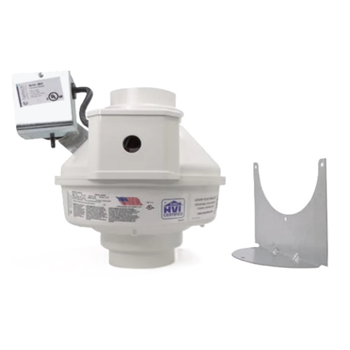 Fantech 4-in 66W Plastic Dryer Exhaust Fan, 120V, 2143 RPM, 180 CFM, 60 ...