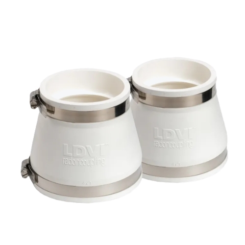 Fantech 4x3-in Anti-Vibration Couplings for Radon Mitigation Systems ...