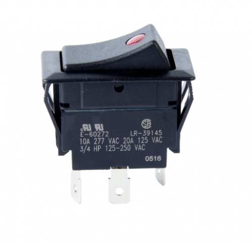 Gardner Bender Lighted SPST Standard Rocker Switch (Gardner Bender GSW ...