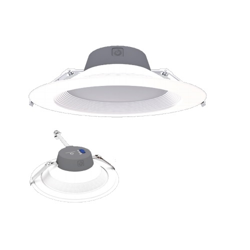 Green Creative 9.5-in 27W LED Retrofit Downlight, 0-10V Dim, Selectable ...