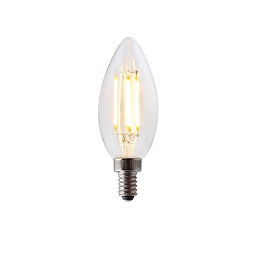 Green Creative 2W LED B11 Versa Filament Bulb, Dim, E12, 200 lm, 120V ...