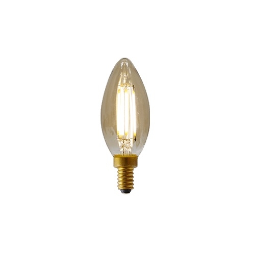 Green Creative 3.3W LED B11 Versa Filament Bulb, Dim, E12, 240 lm, 120V ...