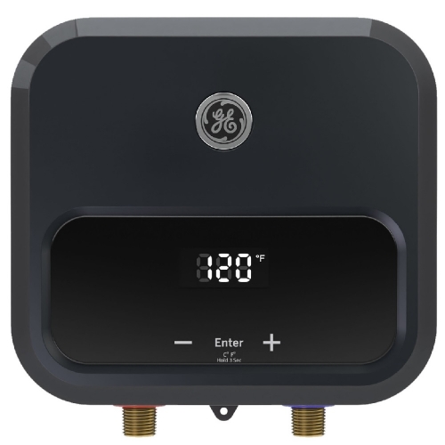 GE 6kW Tankless Electric Water Heater, 30A, 240V, Gray (GE GE06SNHPDG ...