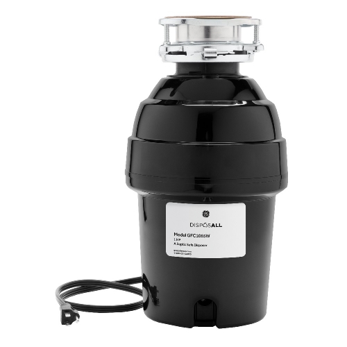 GE 1 HP Universal Garbage Disposer w/ Cord, 7A, 120V (GE GFC1065W ...