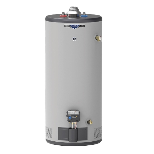 GE 40 Gallon Short Water Heater, Natural Gas, Atmospheric Vent, 10 Yr ...
