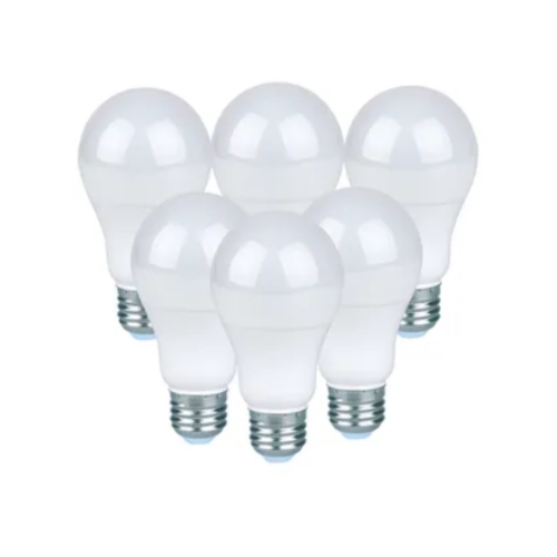 Halco 9W LED A19 Bulb, Dimmable, 800 lm, 80 CRI, E26, 3000K, Frosted, 6 ...
