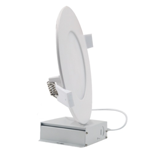 Halco 9W LED 4-in Round Slim Downlight, Dim, 90 CRI, 550 lm, 120V ...