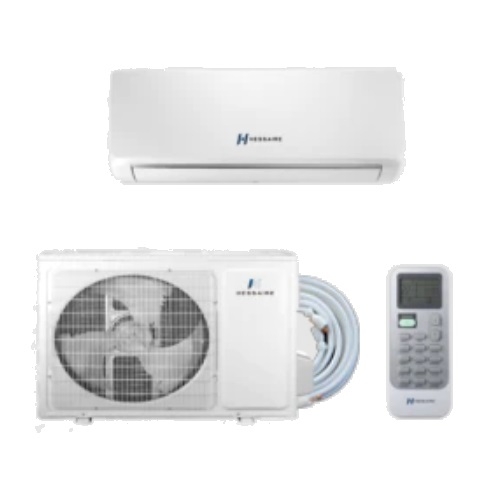 Hessaire 12000 BTU/H Ductless Mini Split A/C Heat Pump System, 5A, 208V ...