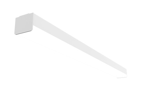 ILP Lighting 4-ft 72W Linear Strip w/Flat Glare Reducing Lens,HE, 120V ...