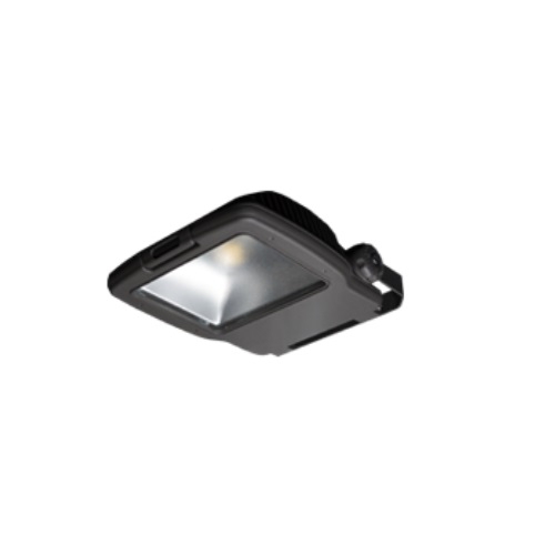 ILP Lighting 55W Medium LED Flood Light w/ Yoke Mount, 0-10V Dim, 120V ...