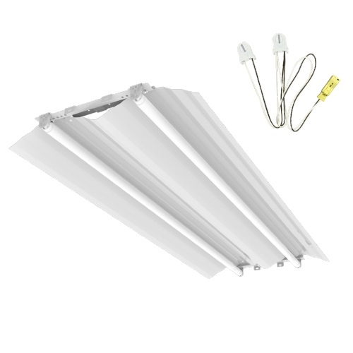 ILP Lighting 2x4 T8 LED Troffer Retrofit Kit, 2-Lamp, Aluminum ...