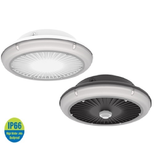 ILP Lighting 75W UFO Parking Garage Fixture, Wide, 5W BB, 120V-277V ...