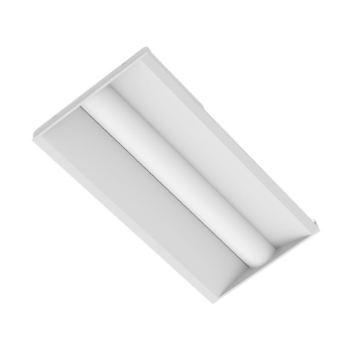 ILP Lighting 2X4 LED Volumetric Troffer, 4300 lm to 5400 lm, 120V-277V ...