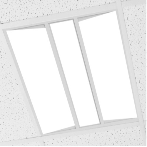 ILP Lighting 2x2 Back-Lit Flat Panel w/ ISL, Selectable Wattage ...
