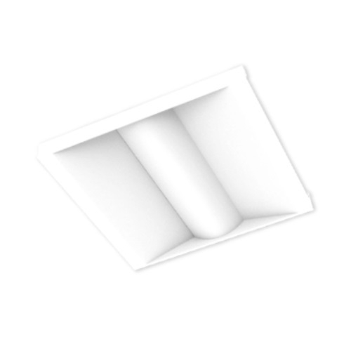 ILP Lighting 19W 2x2 Volumetric Troffer Light, 120V-277V, 2614 lm ...