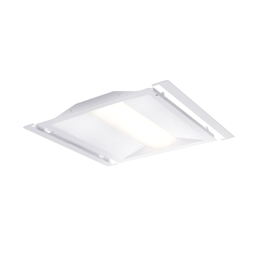 ILP Lighting 17W 2X2 Volumetric Troffer Kit, 2465 lm, 120V-277V, CCT ...