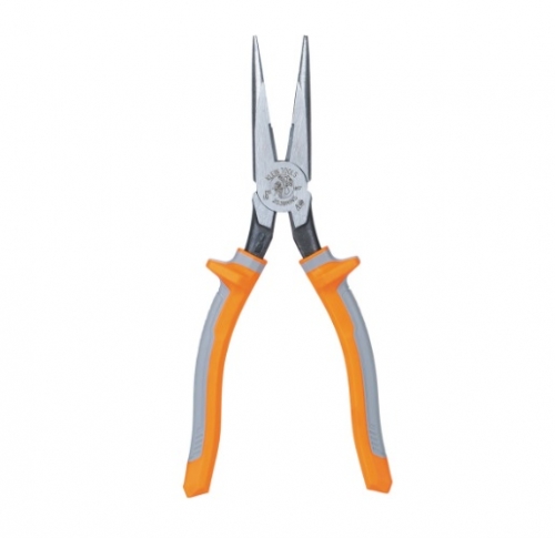 Klein Tools 8-in Long Nose Side Cutting Pliers, Insulated (Klein Tools ...