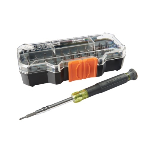 Klein Tools All-in-1 Precision Screwdriver Set w/ Case, Black (Klein ...