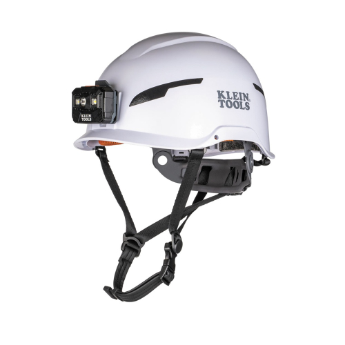 Klein Tools Safety Helmet w/ Rechargeable Headlamp, Vented (Klein Tools ...