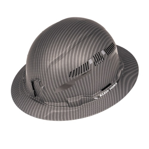 Klein Tools Hard Hat, Vented, Full Brim Style, KARBN (Klein Tools 60626 ...