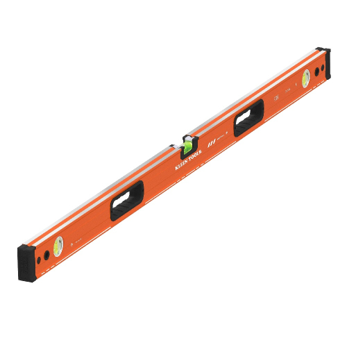 Klein Tools 48-in Magnetic Box Beam Level, 3 Vial, Multi View, Orange ...